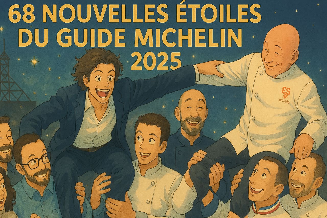 Les 68 nouvelles étoiles du Guide Michelin 2025 - BlogCooker